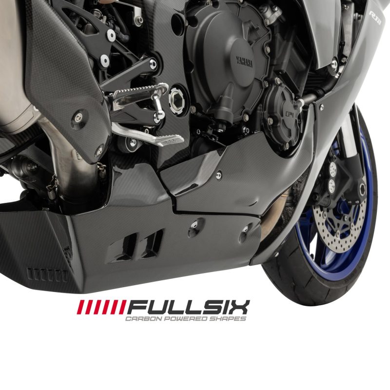 Fullsix Yamaha YZF R1M Carbon Fibre Belly Pan 2020+ | Conquest Racing Ltd
