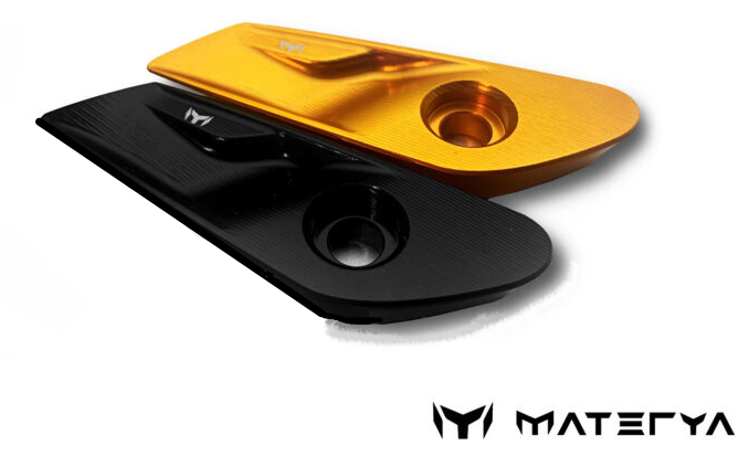MATERYA KTM Duke 790 890R CNC Tank Filler Tab Caps | Conquest Racing Ltd