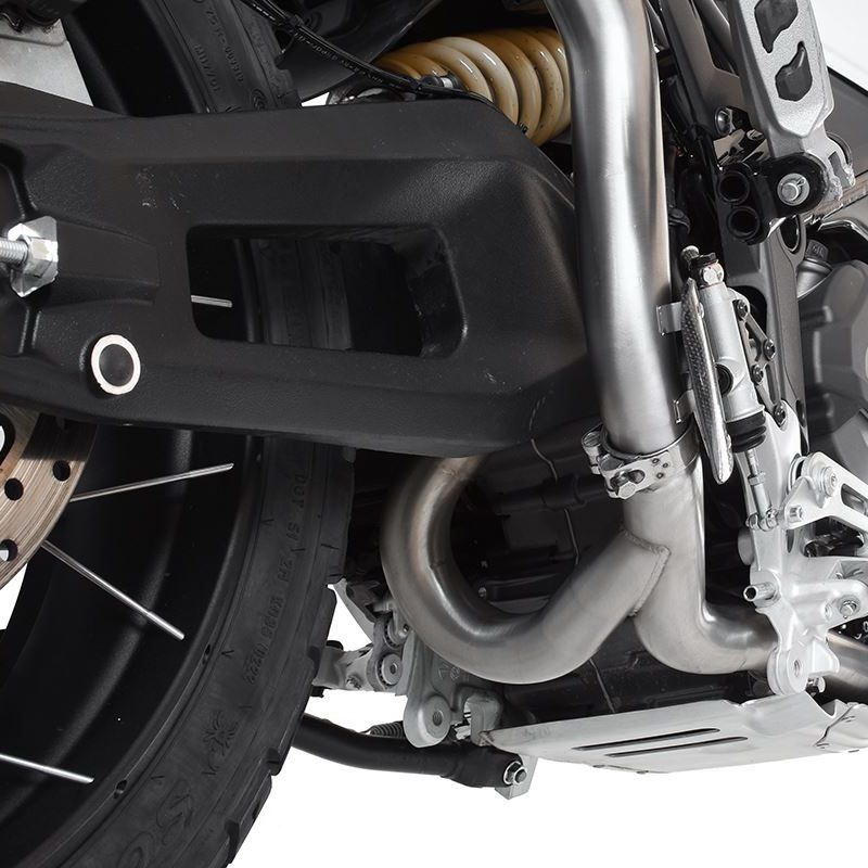HP Corse Exhaust Ducati DesertX De-Cat Link Pipe | Conquest Racing Ltd