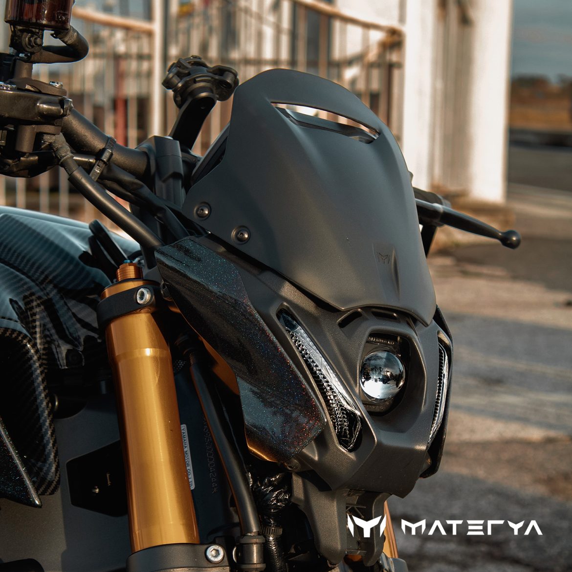 MATERYA Yamaha MT-09 Dashboard Cover Screen 2021-23 | Conquest Racing Ltd