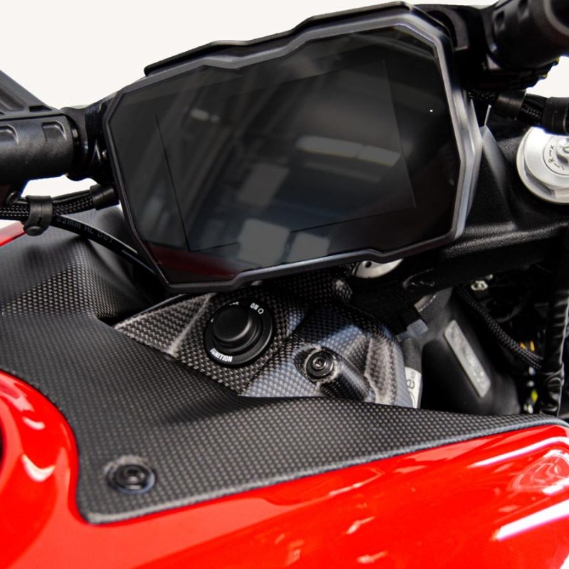 DBK Ducati Diavel V4 Carbon Fibre Key Lock Cover - Matte | Conquest ...