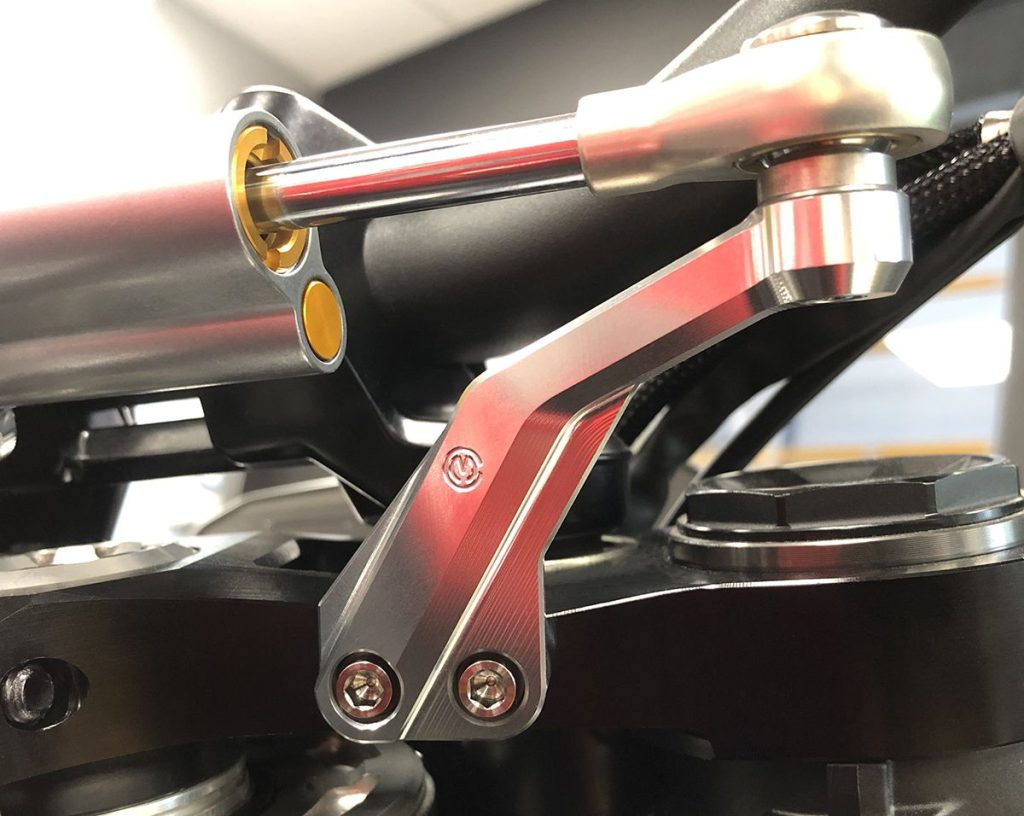 MotoCorse Ducati Streetfighter V4 Ohlins Steering Damper Bracket Kit ...