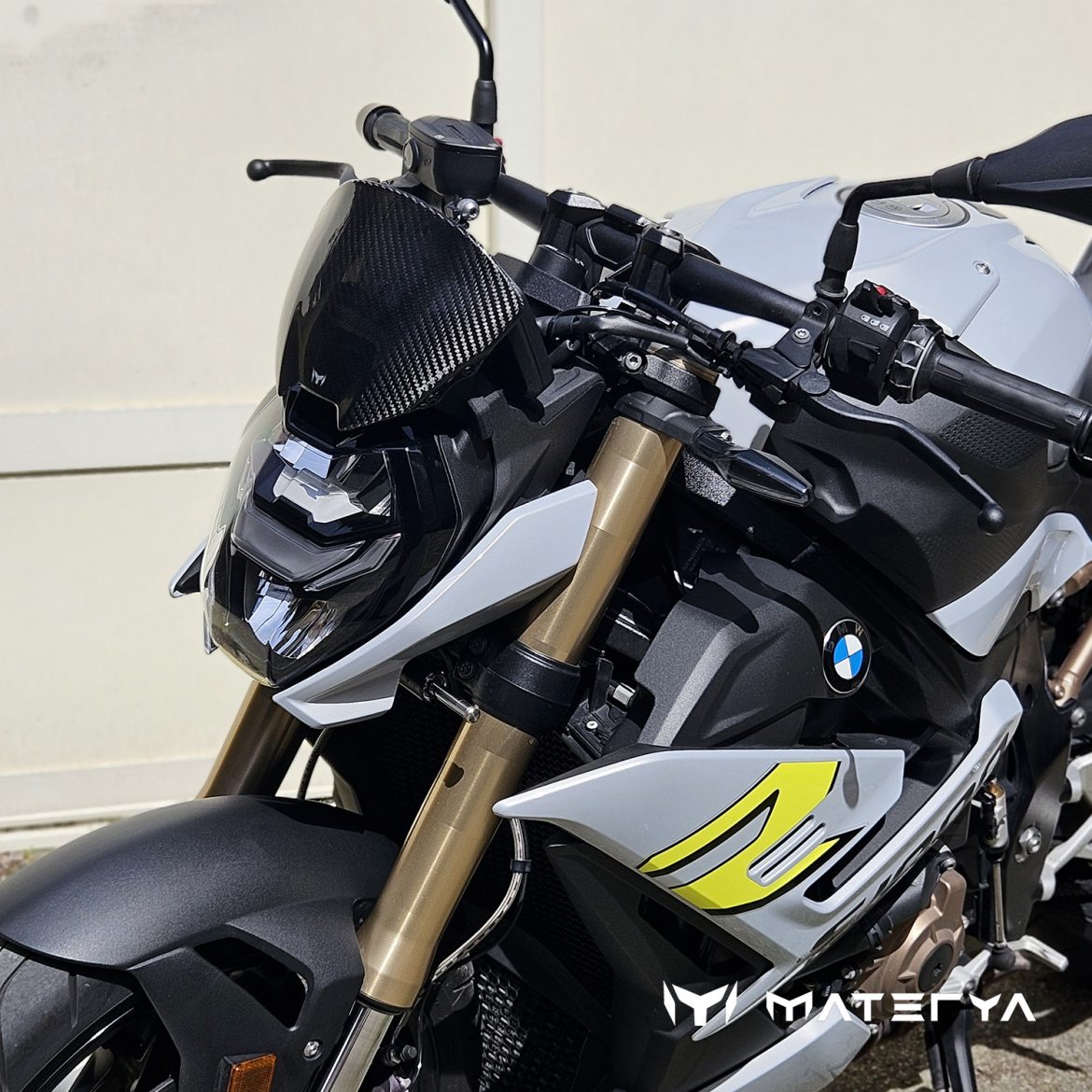 MATERYA BMW S1000R Carbon Fibre Flyscreen Screen 2021+ | Conquest ...