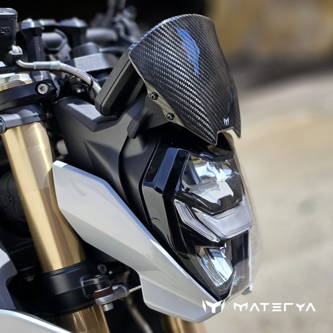 MATERYA BMW S1000R Carbon Fibre Flyscreen Screen 2021+ | Conquest ...