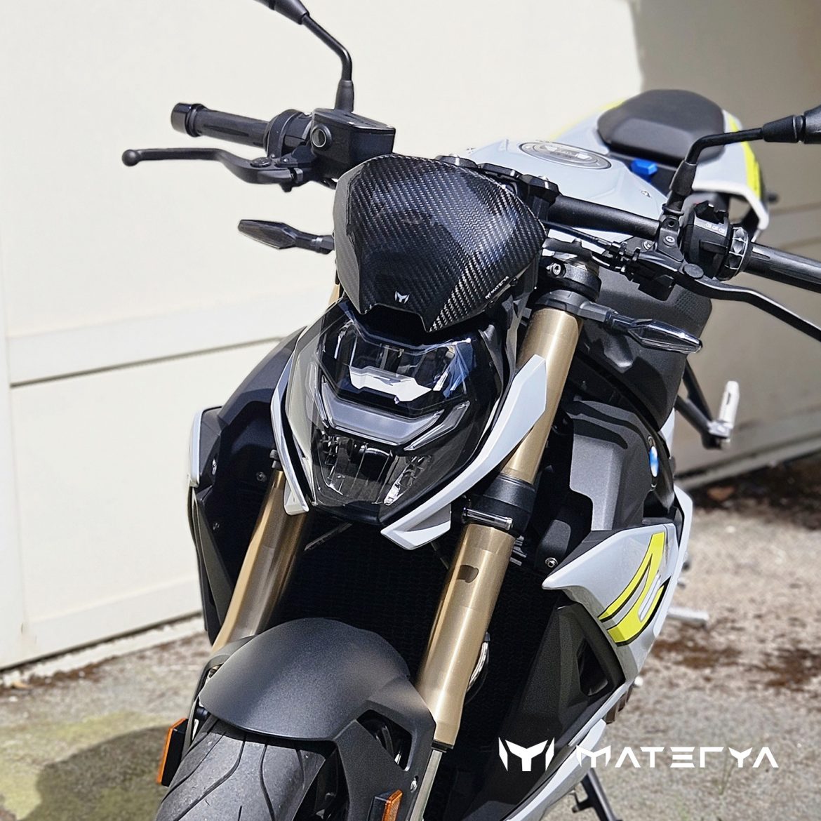 MATERYA BMW S1000R Carbon Fibre Flyscreen Screen 2021+ | Conquest ...