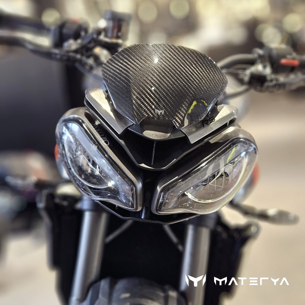 MATERYA Triumph Street Triple 765 RS Carbon Fibre Instrument Cover ...