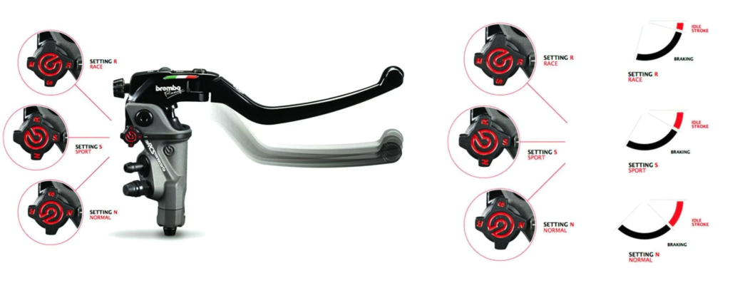 Brembo RCS Corsa Corta Adjustable Radial Brake Master Cylinder
