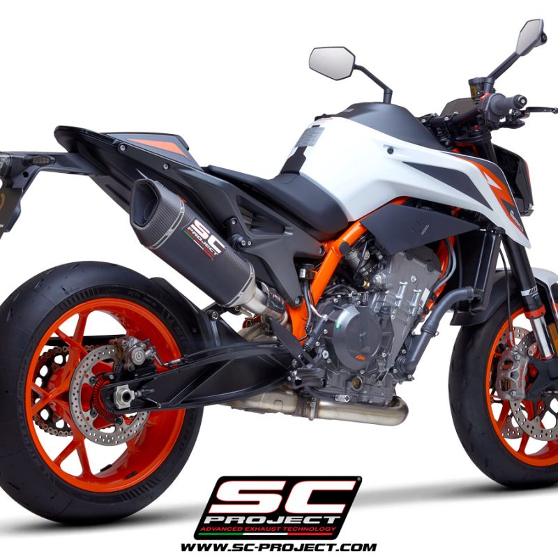 SC Project Exhaust KTM Duke 890 / R SC1-R Silencer 2020+ | Conquest ...