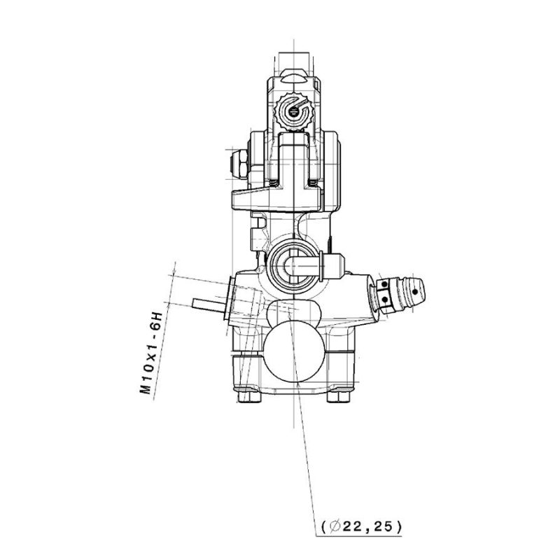 Brembo 15 RCS Adjustable Radial Brake Master Cylinder Short Lever ...