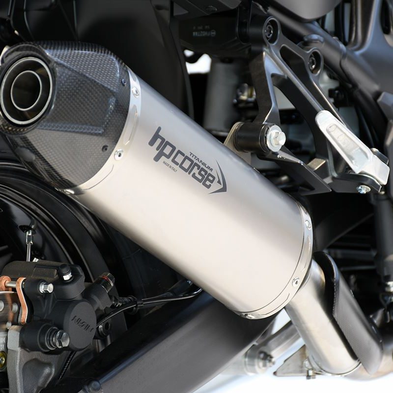 HP Corse Exhaust Honda Transalp XL 750 SP-1 Carbon Low Position Silencer