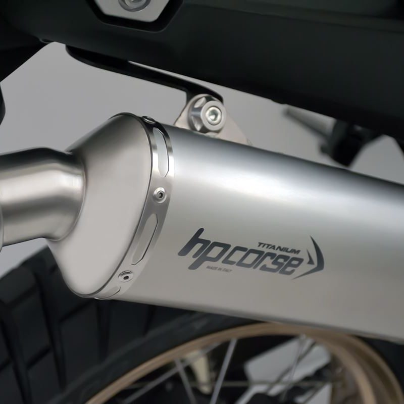 HP Corse Exhaust Honda Transalp XL 750 SP-1 Short High Position Silencer