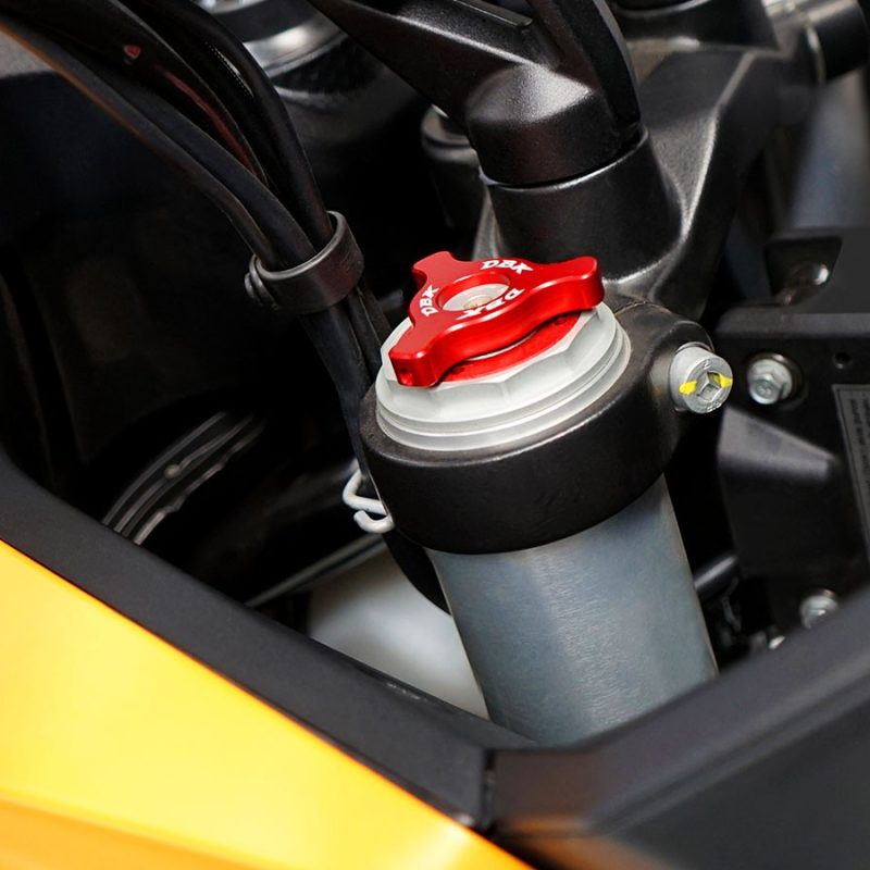 DBK Moto Guzzi Stelvio Fork Preload Adjusters 19mm | Conquest Racing Ltd