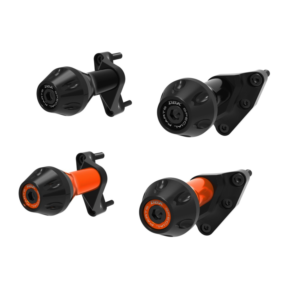 DBK KTM 990 Duke Frame Slider Bobbins 2024+ | Conquest Racing Ltd